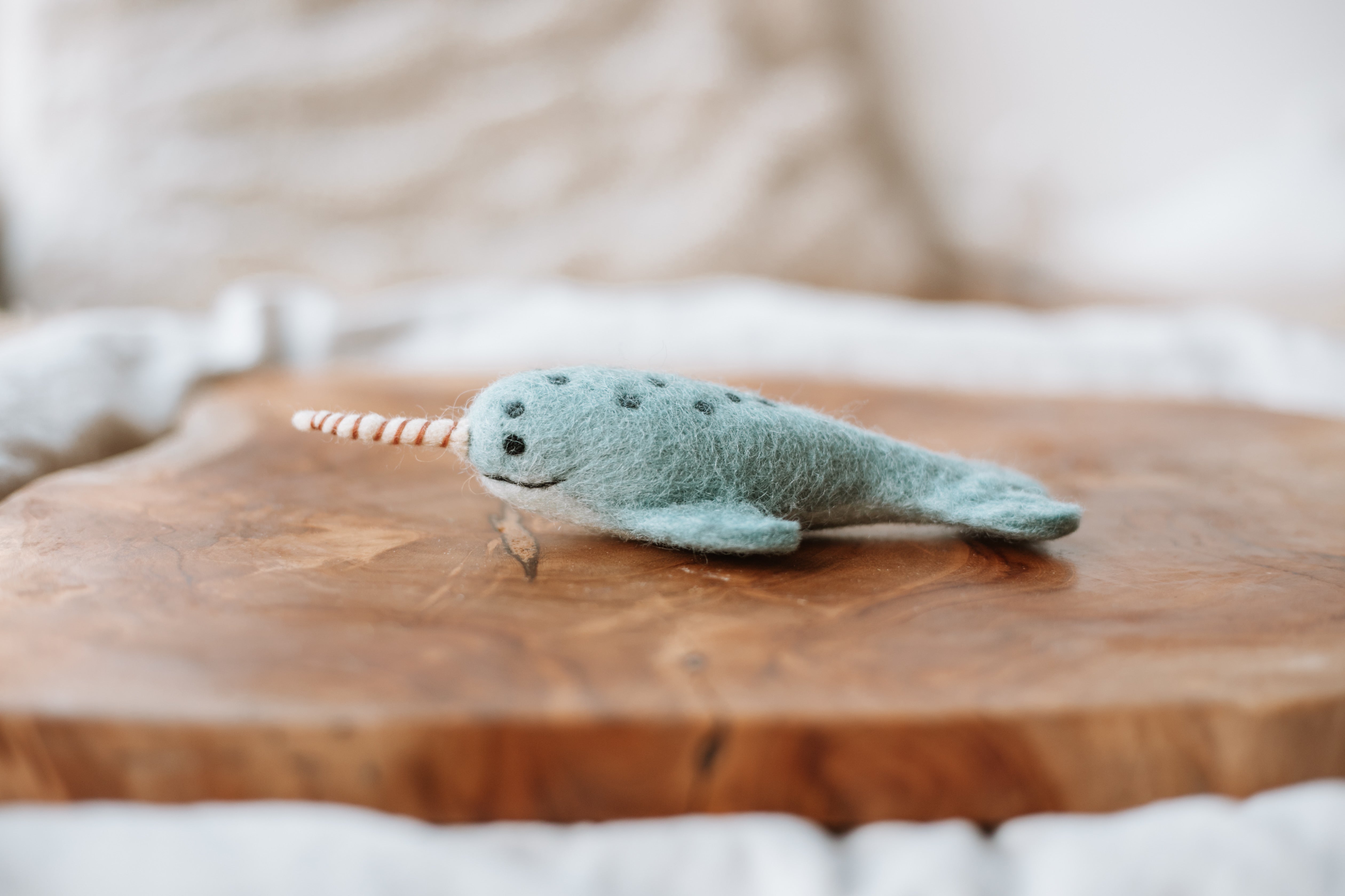 Felt Small Narwhal Toy – The Saltwater Collective
