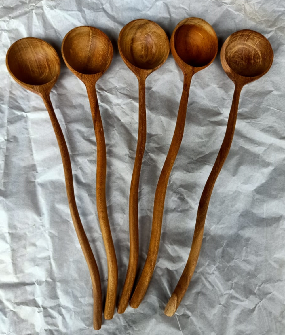 Teak Mini Ladle – The Saltwater Collective